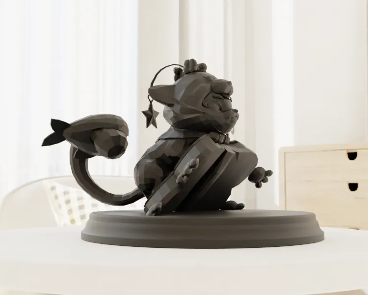 Yuumi Low Poly Collection - League of Legends - Free 3D Print Model ...