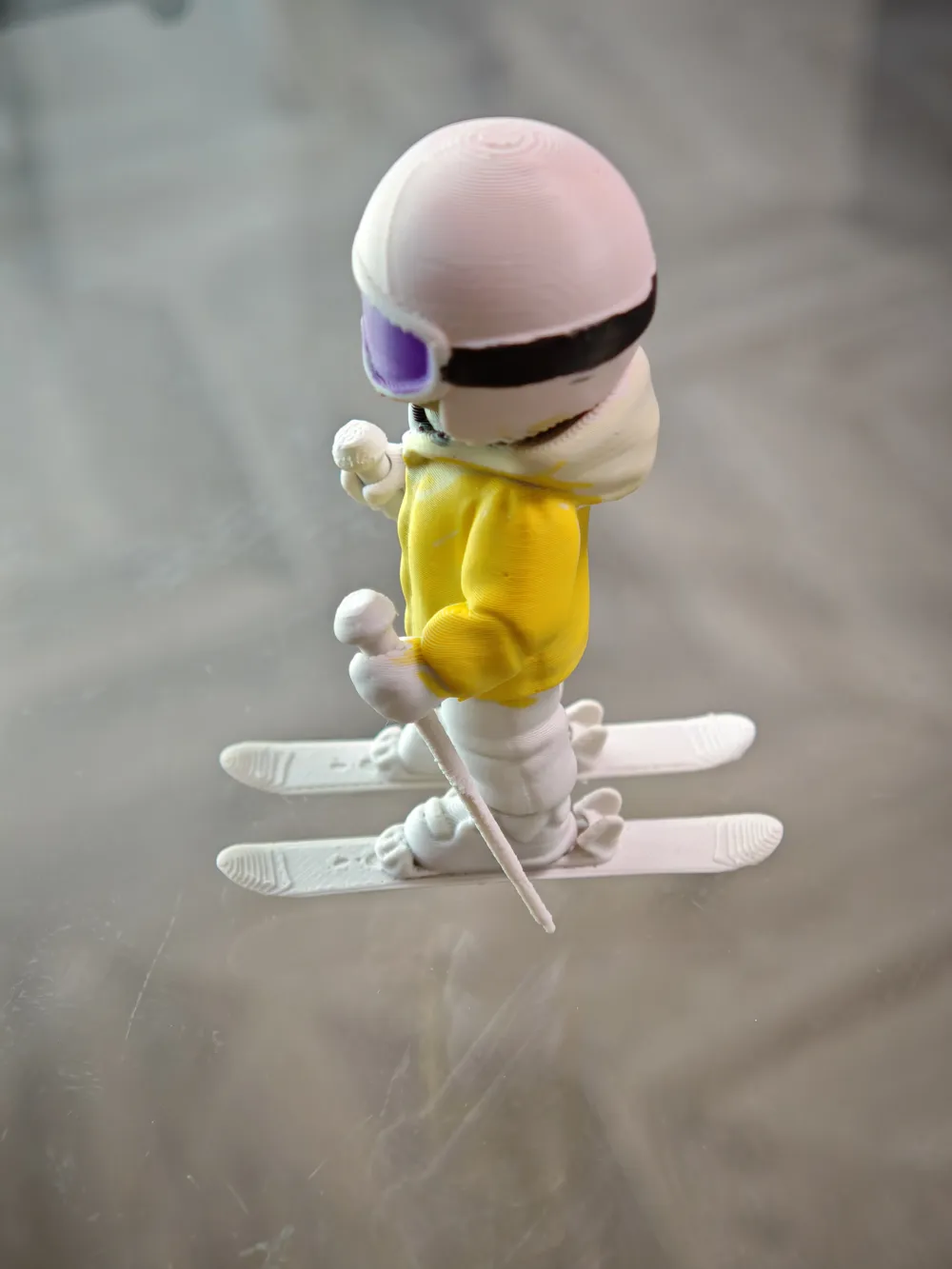 Skier Figure Toy - Free 3D Print Model - MakerWorld