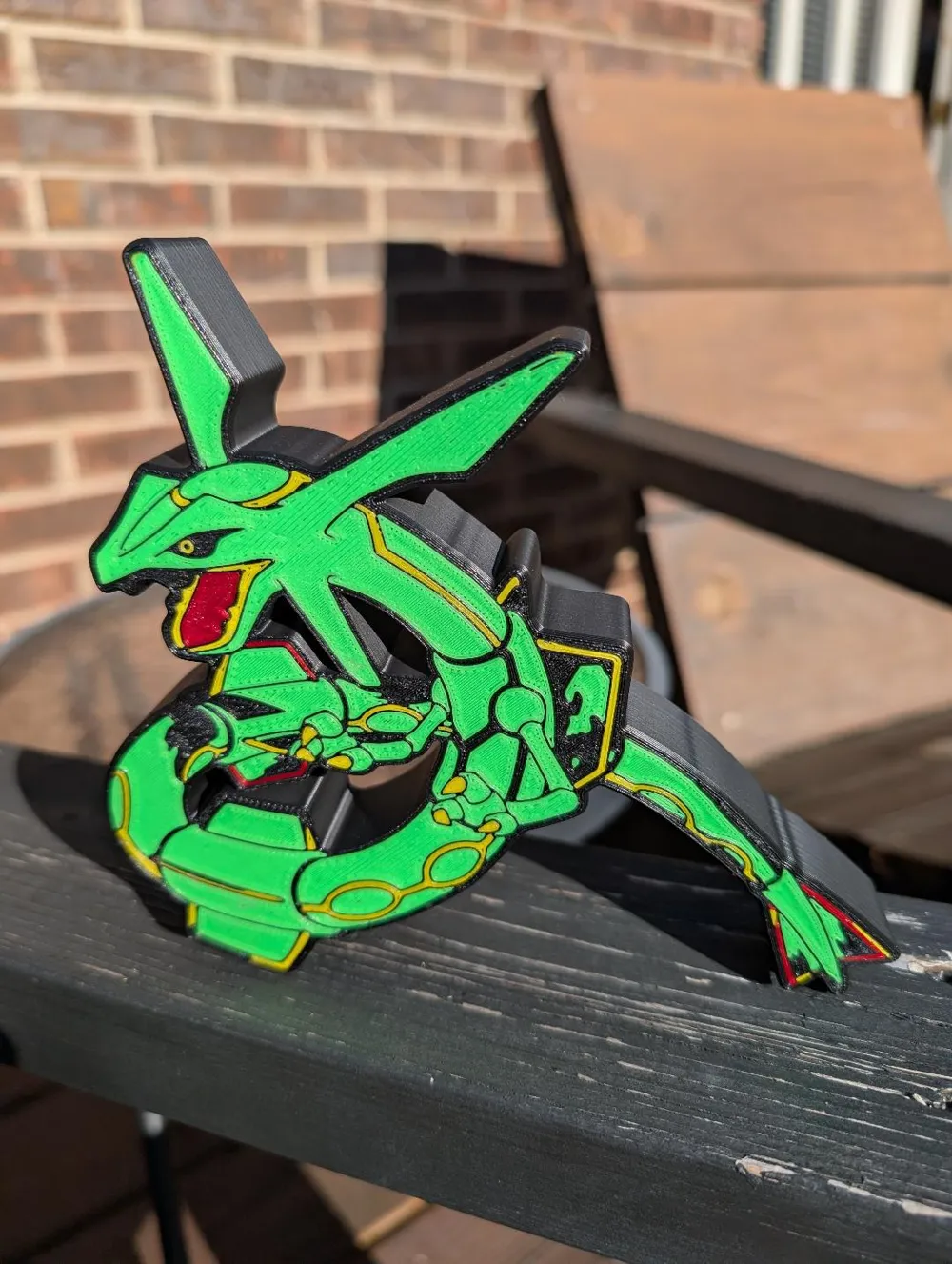 Rayquaza Desktop Wall Hanging Display by Rattletrap MakerWorld ...