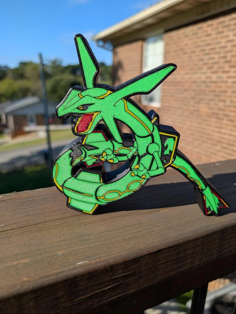 Rayquaza Desktop Wall Hanging Display by Rattletrap MakerWorld ...