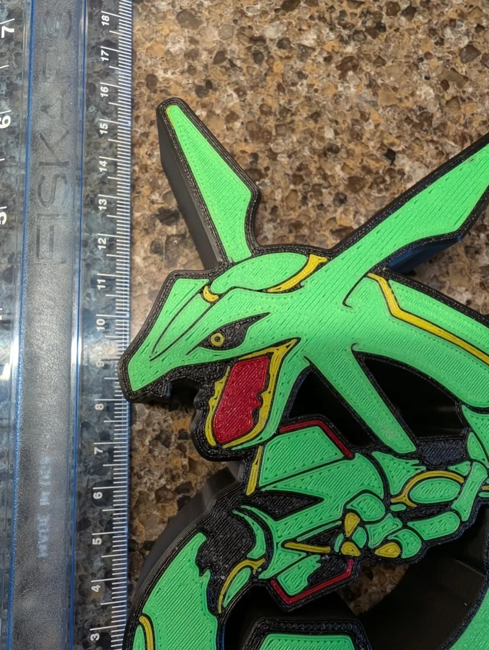 Rayquaza Desktop Wall Hanging Display by Rattletrap MakerWorld ...