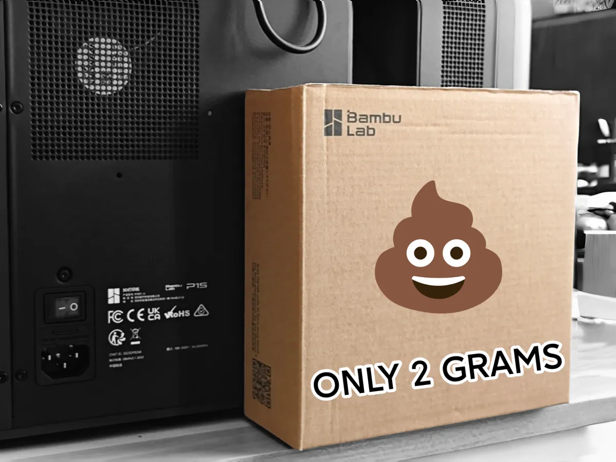 Cubo de residuos de cartón para P1/P2/X1/H2 por Tshine MakerWorld ...