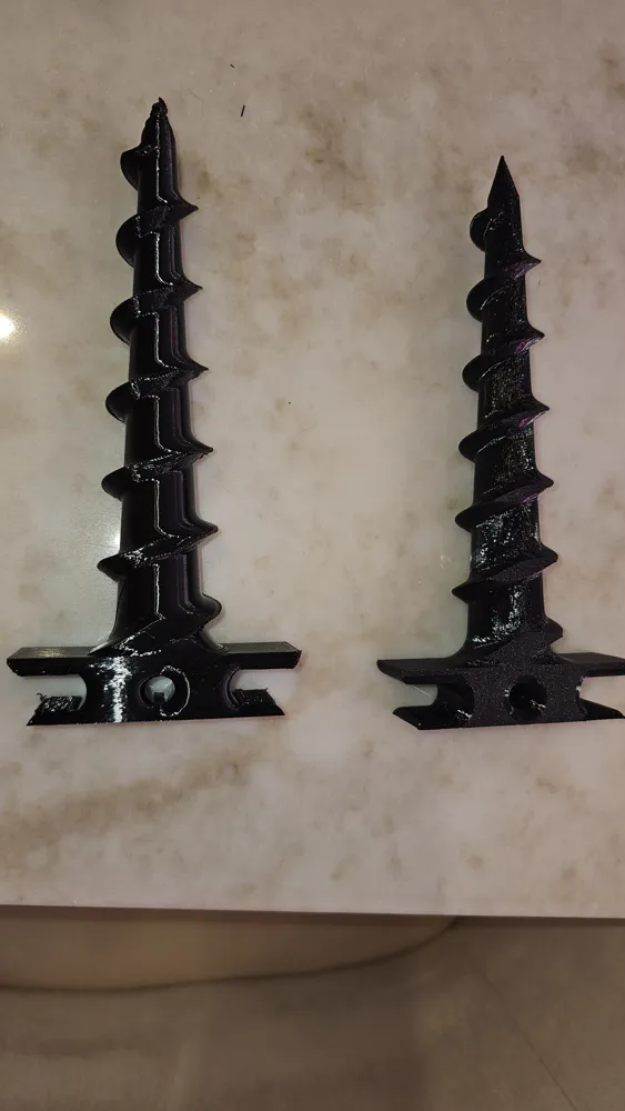 Heavy-Duty 3D Printable Ground Screw Stake by FjordFoundry MakerWorld ...