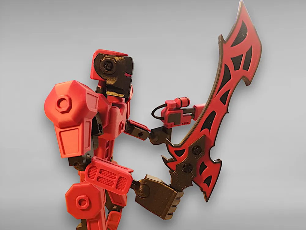 Inferno -Fully articulated robot/Bionicle inspired by E.Dibari ...