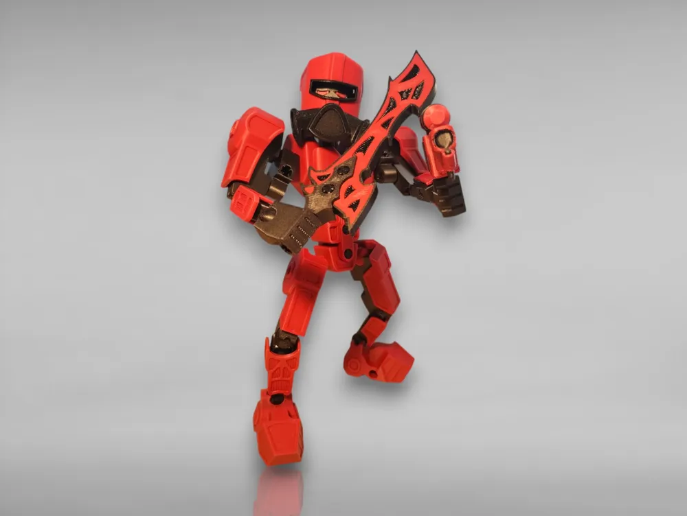 Inferno -Fully articulated robot/Bionicle inspired by E.Dibari ...