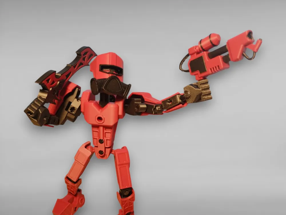 Inferno -Fully articulated robot/Bionicle inspired by E.Dibari ...