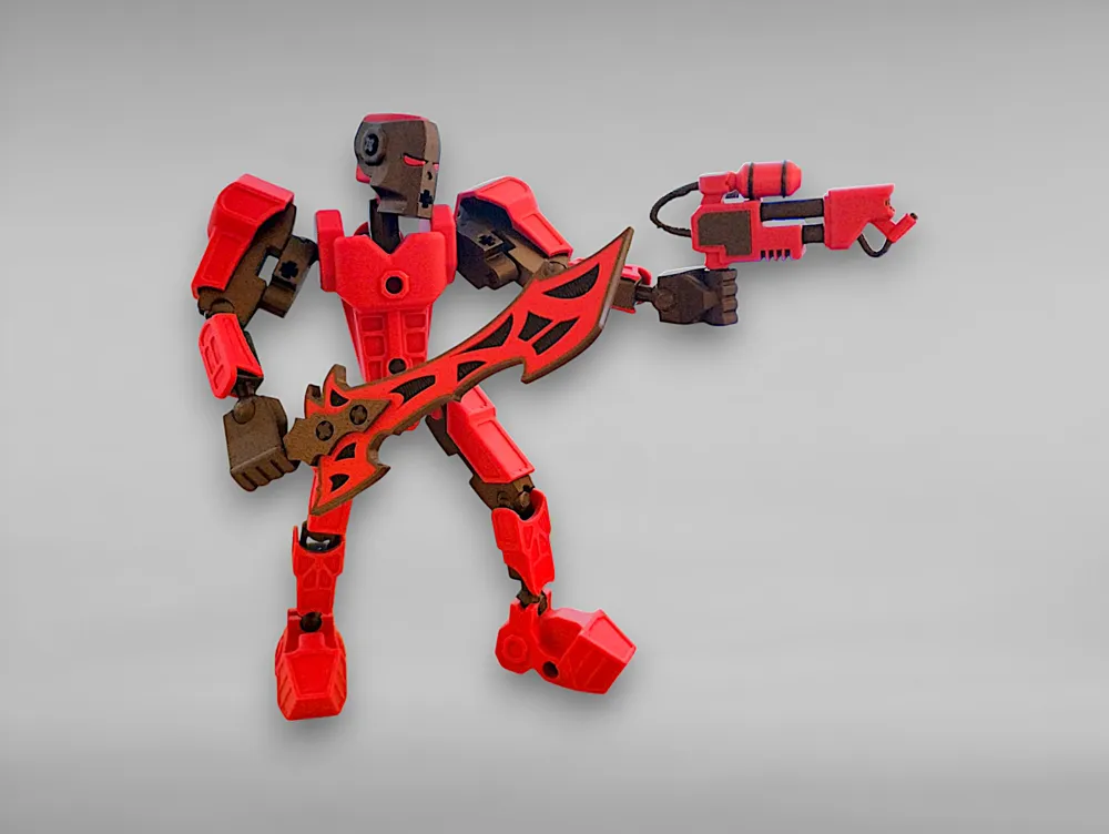Inferno -Fully articulated robot/Bionicle inspired by E.Dibari ...