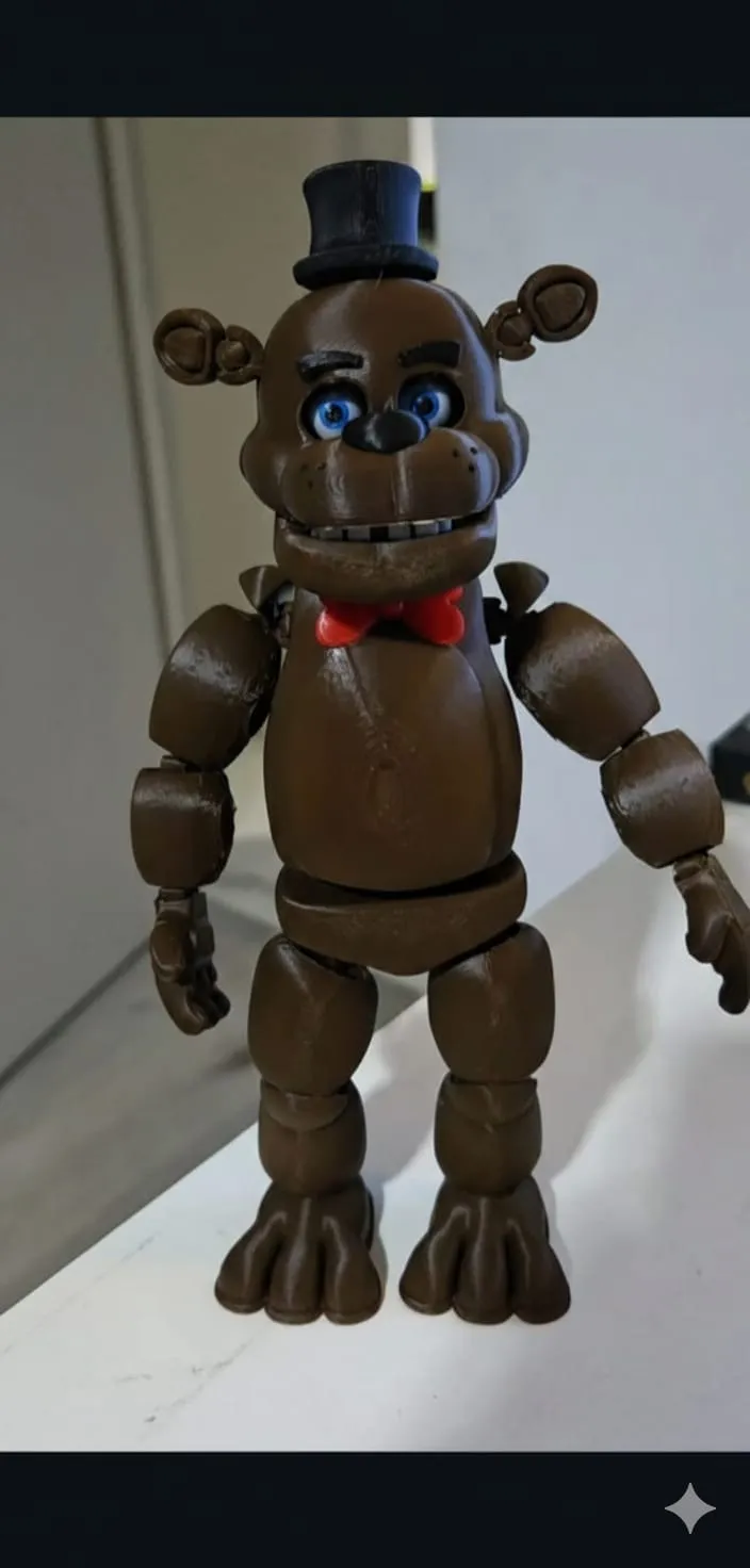 Freddy Action Figure Articulated - Free 3D Print Model - MakerWorld