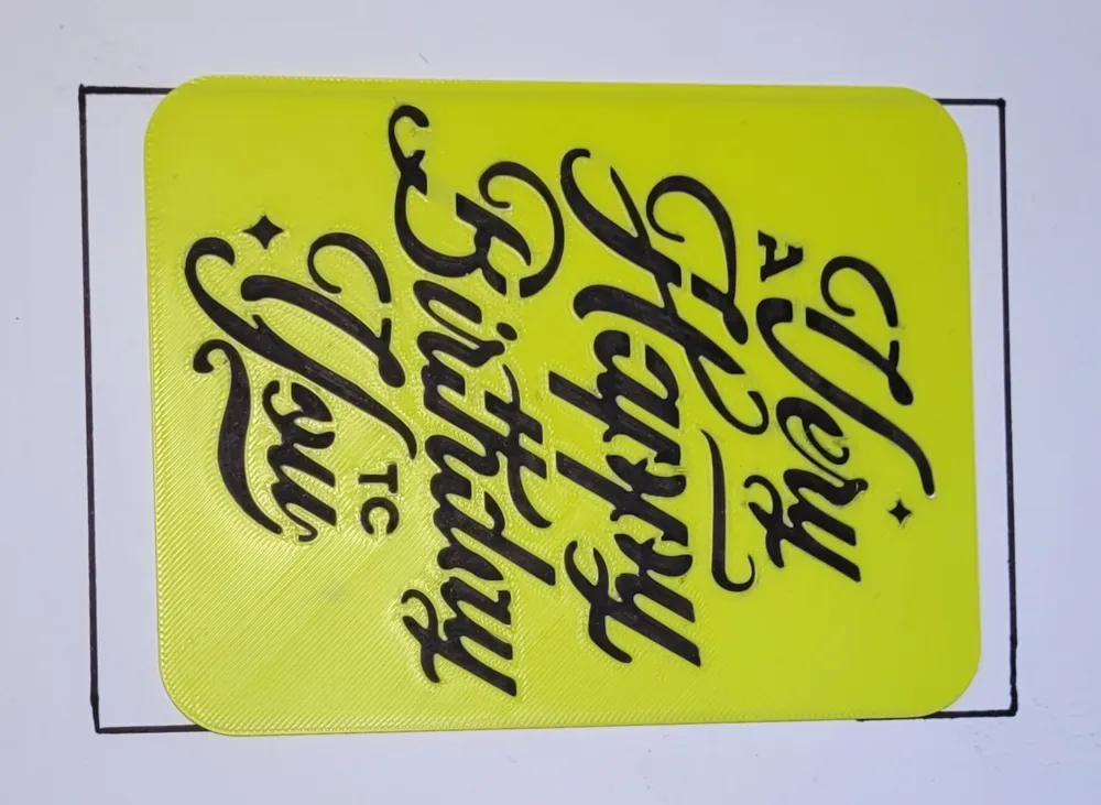 Happy Birthday stencil by user1 - MakerWorld