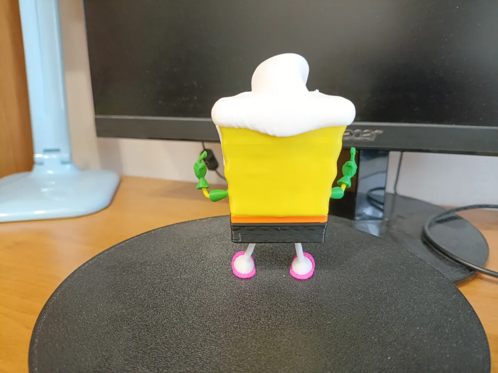 Sponge Bob aka Mermaid Man Articulated Toy by EasyMaker MakerWorld ...