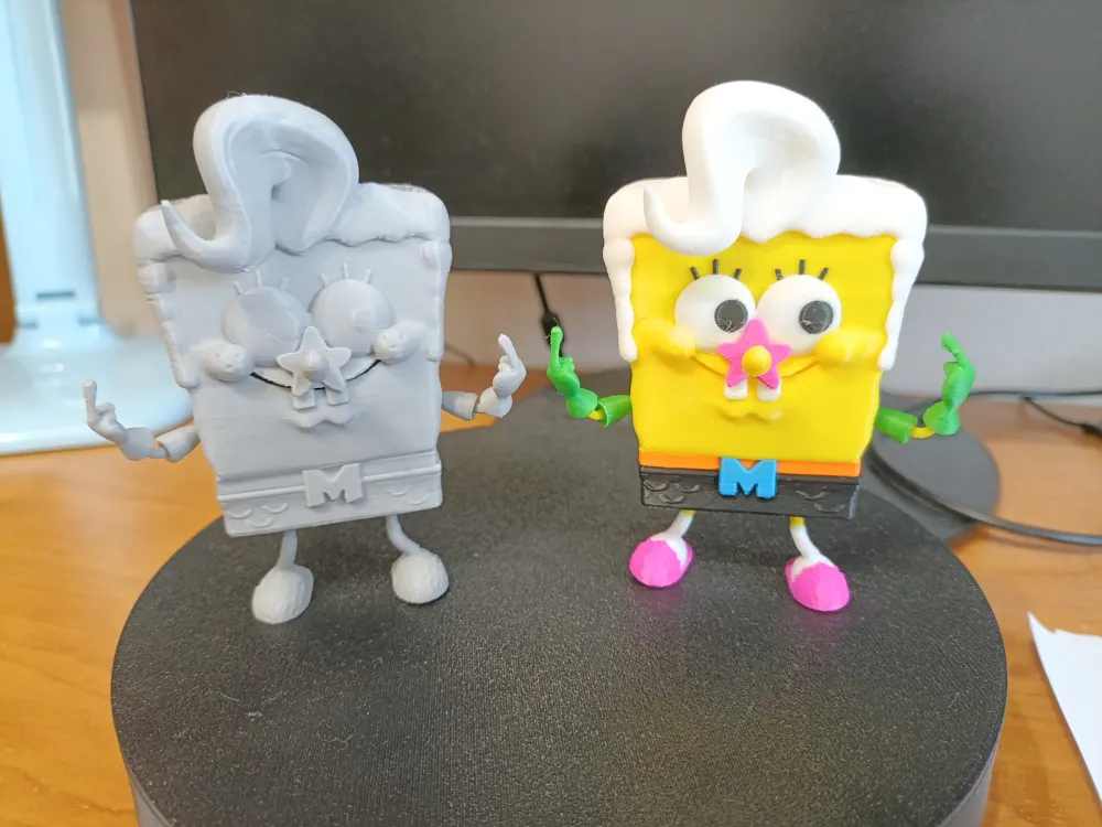 Sponge Bob aka Mermaid Man Articulated Toy by EasyMaker MakerWorld ...