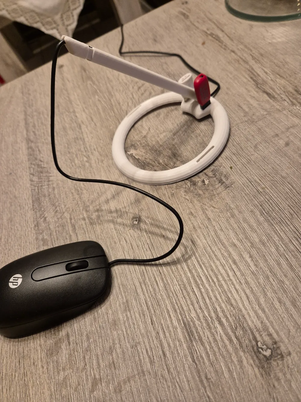 Mouse Cable Holder With USB Stick/SD Card Holder by PrintTech101 ...