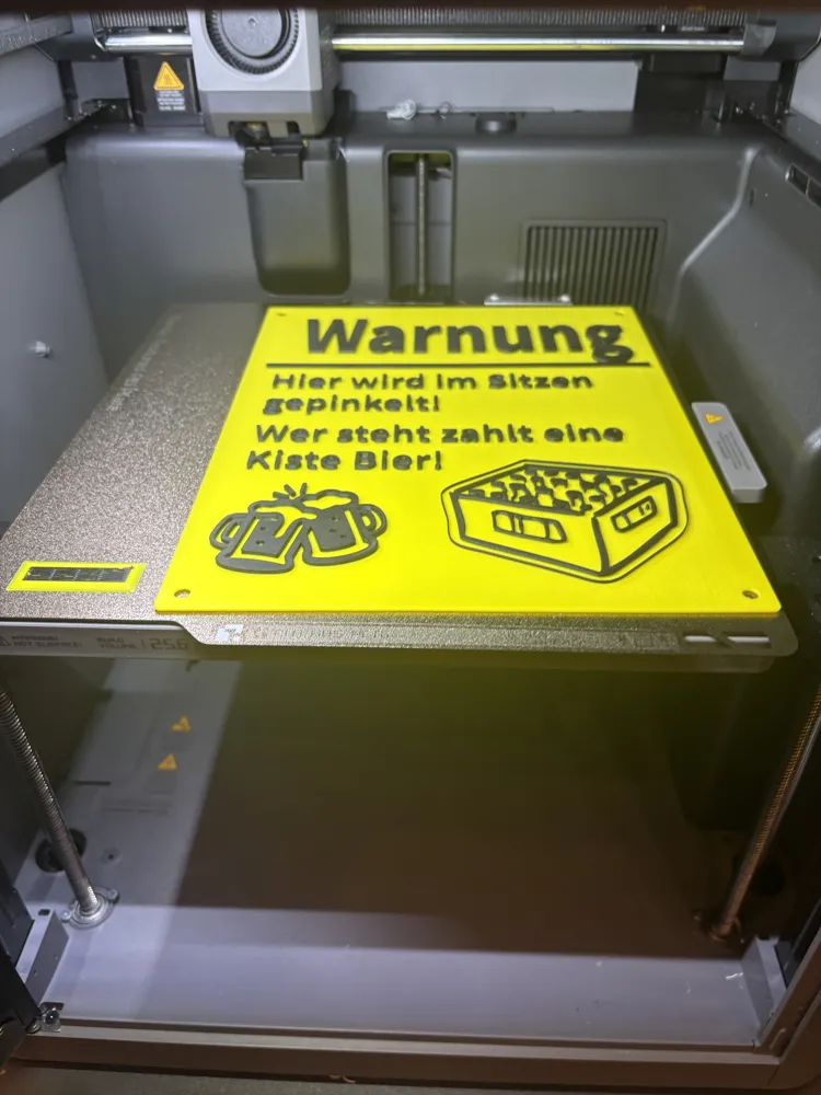 Panneau pisser assis - Modèle d'Impression 3D Gratuit - MakerWorld