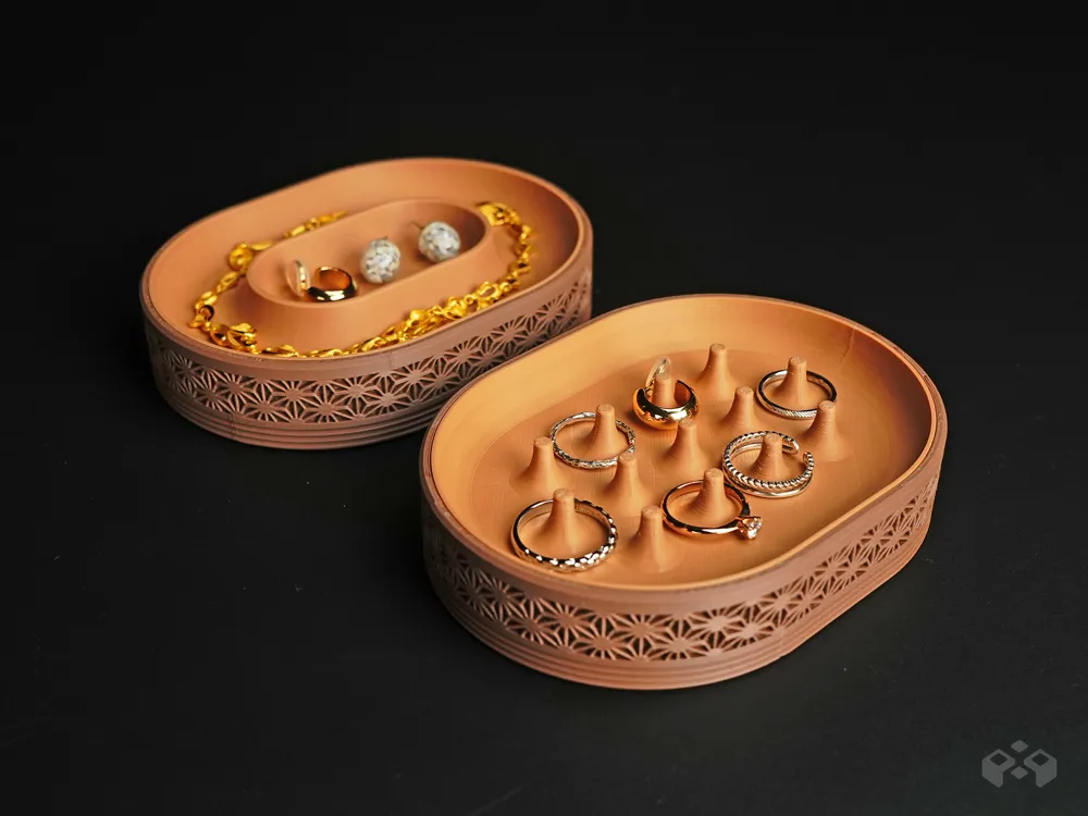 Orbit Jewelry Box – Two-Tier Storage Box by Meyui MakerWorld: Download Free 3D Models