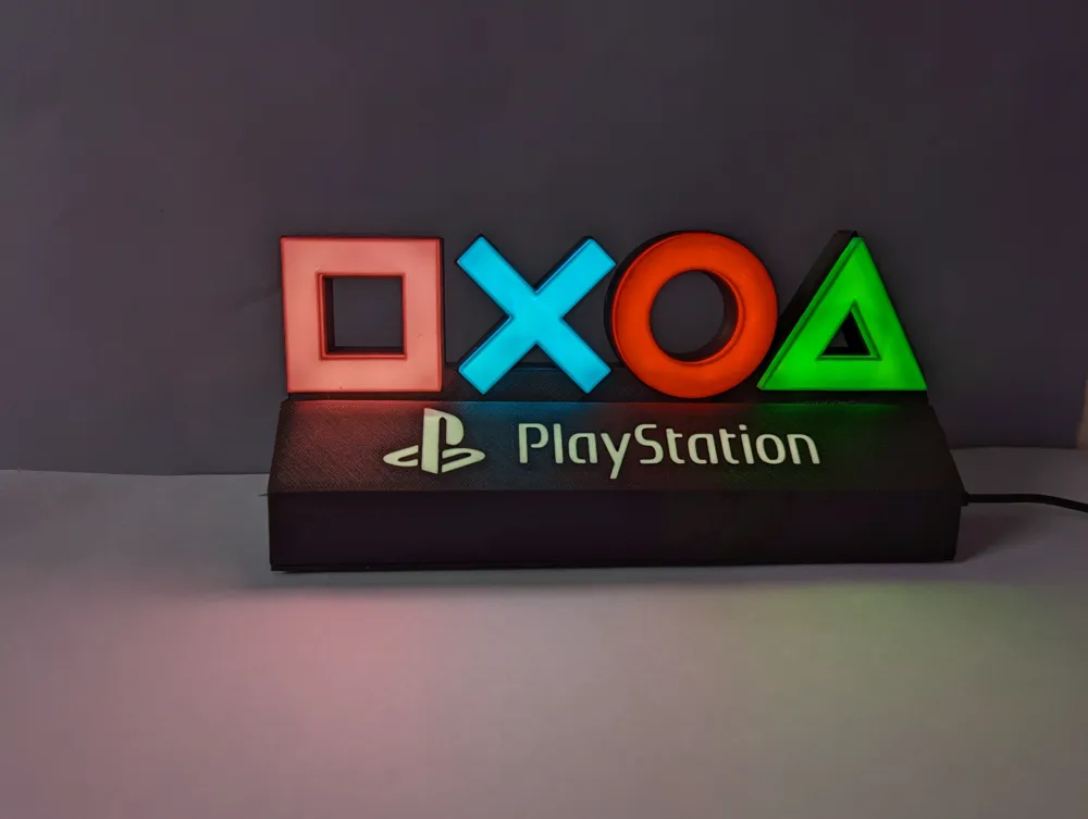 Playstation symbols light box by NotTooShabbyCreations MakerWorld ...