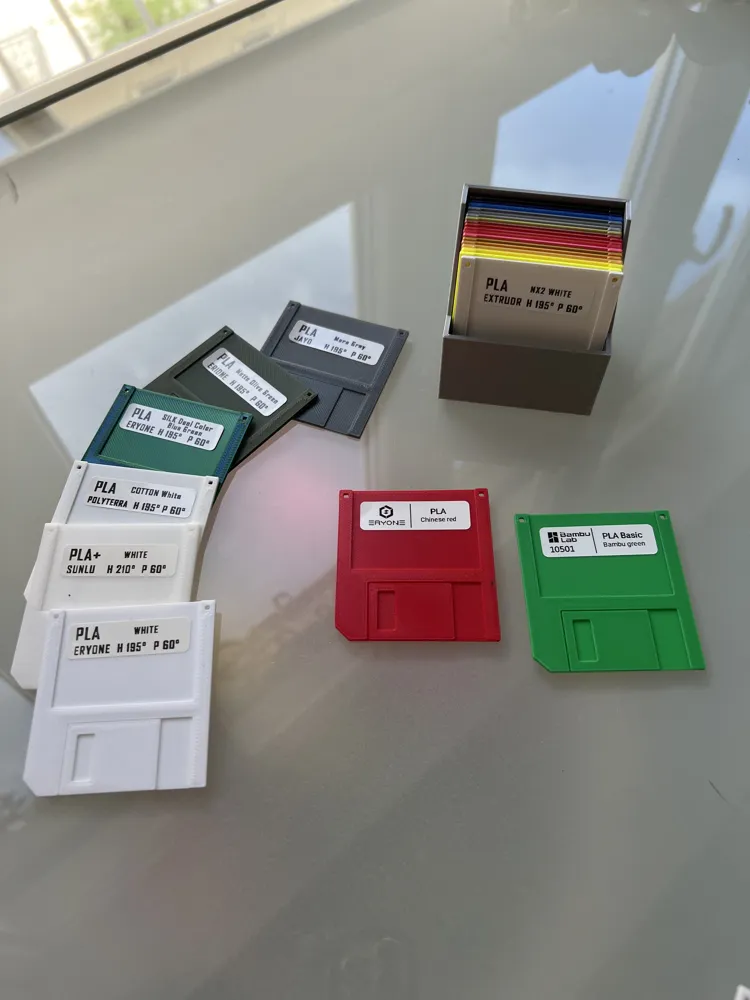 Floppy New filament sample by Tremmannaik MakerWorld: Download Free 3D ...