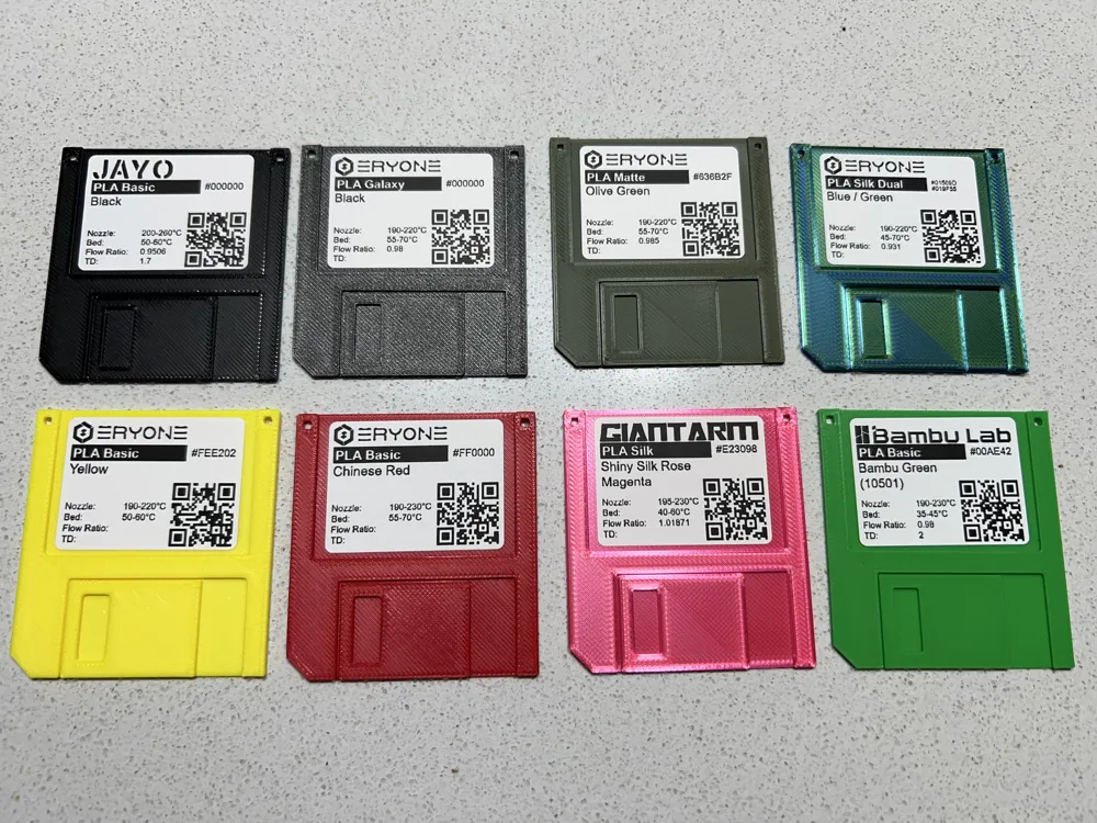 Floppy New filament sample - Free 3D Print Model - MakerWorld