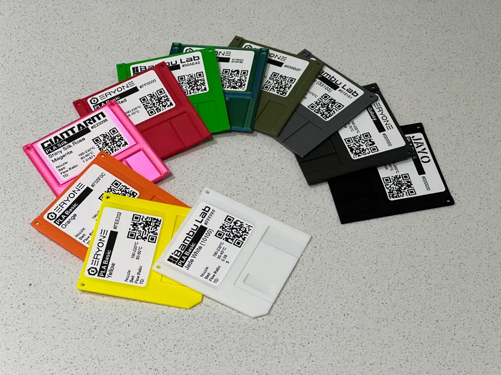 Floppy New filament sample by Tremmannaik MakerWorld: Download Free 3D ...