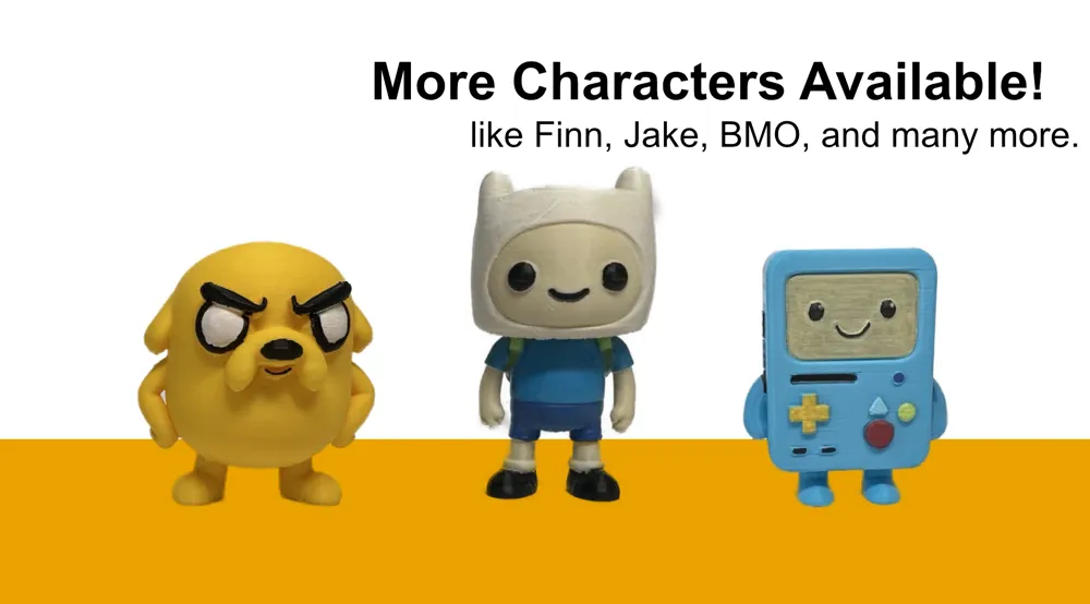 Happy Jake the Dog – Adventure Time DeskBuddy by CheekyTomato MakerWorld: Download Free 3D Models