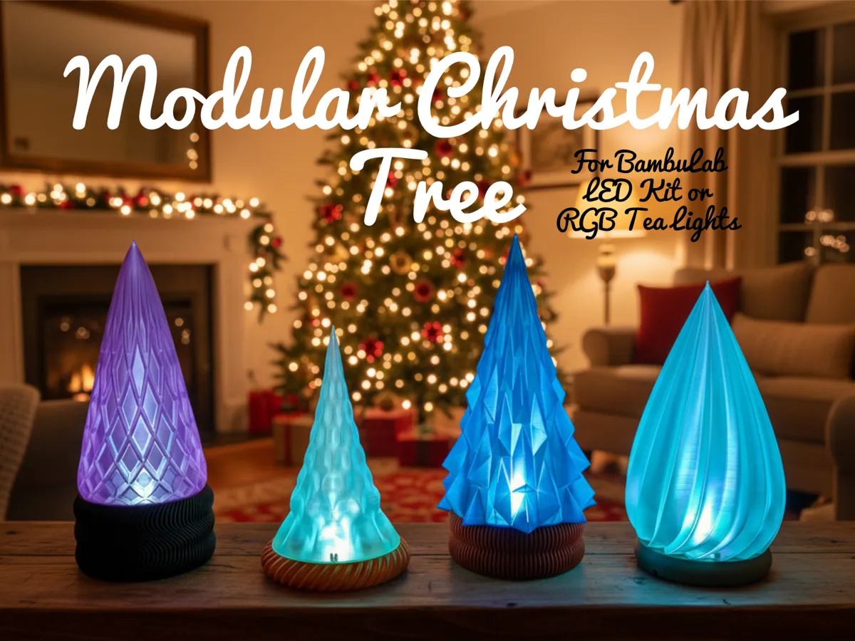 Modularer Weihnachtsbaum - Vollständig 3D-druckbar! von Modular Mapping MakerWorld: Kostenlose ...