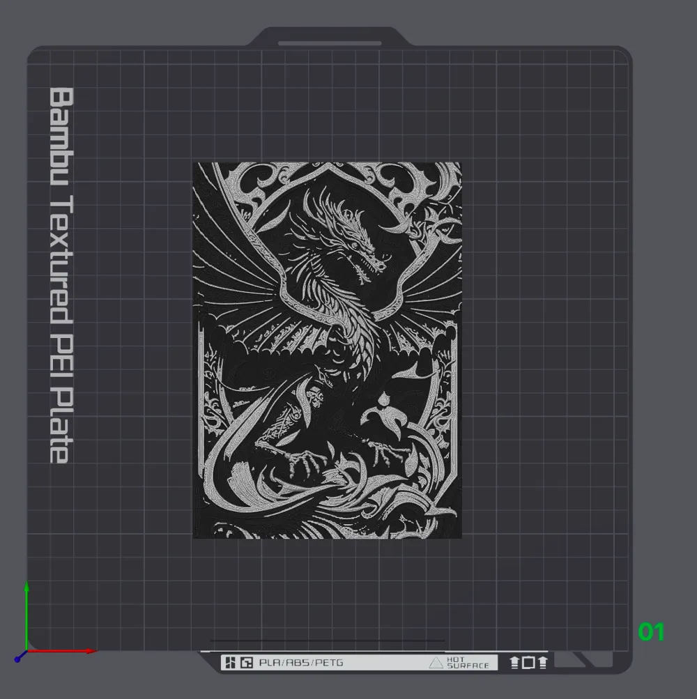 The Bronze Dragon | HueForge by 3DPrint_Masters - MakerWorld