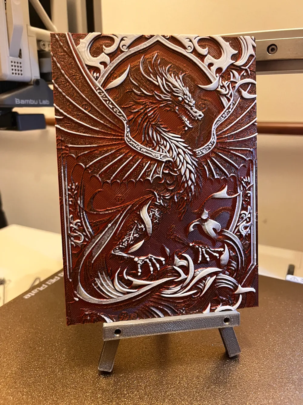 The Bronze Dragon | HueForge by Wall_Art_3D - MakerWorld