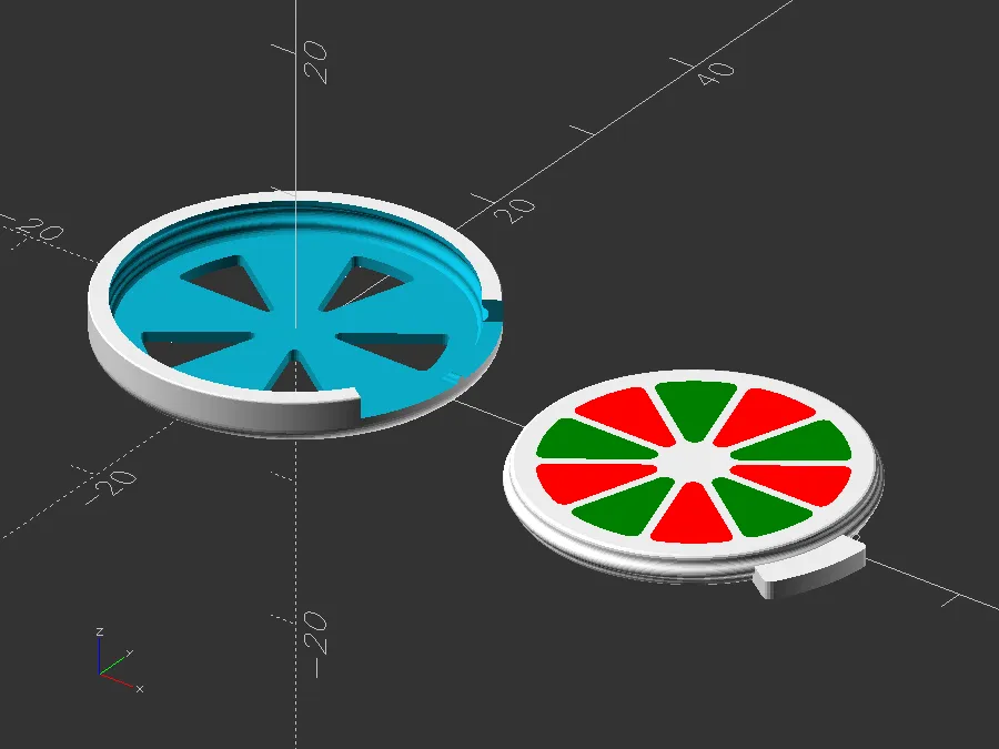 Color switch marker discs by Jack - MakerWorld