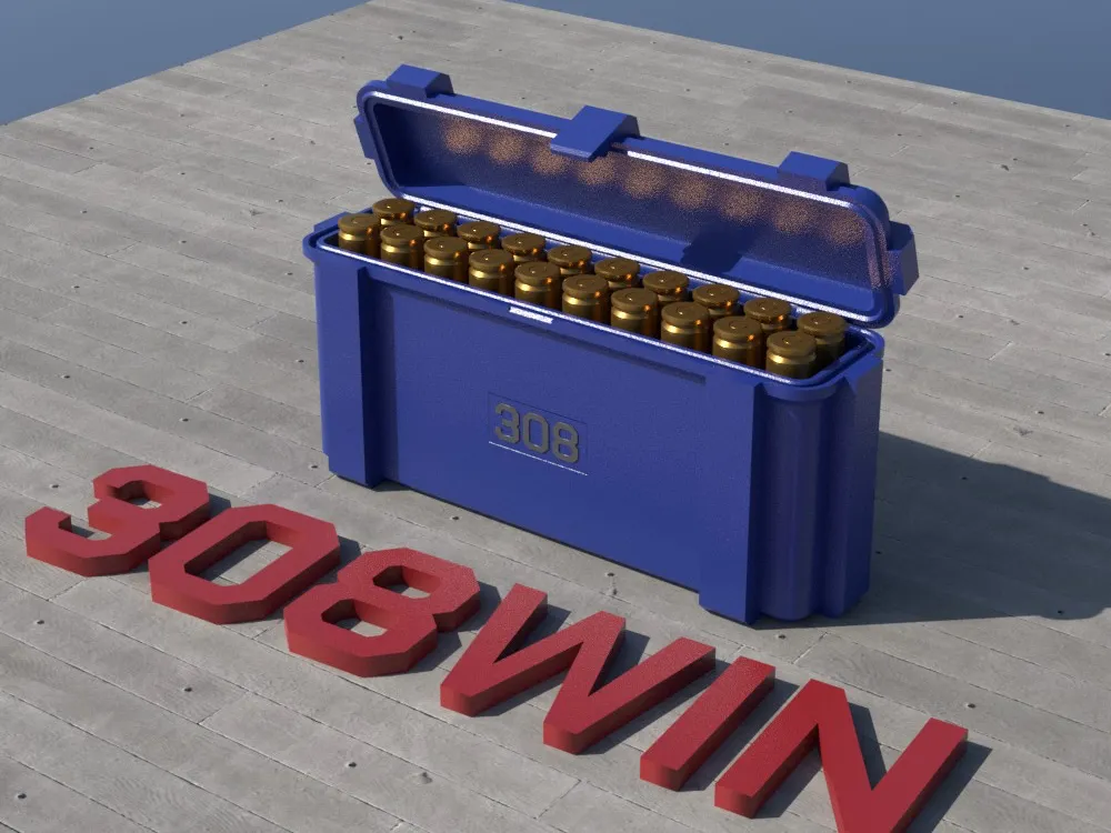 Ammo Box 308 20 rounds Ammunition Storage Ammo by ildarcheg MakerWorld: Download Free 3D Models