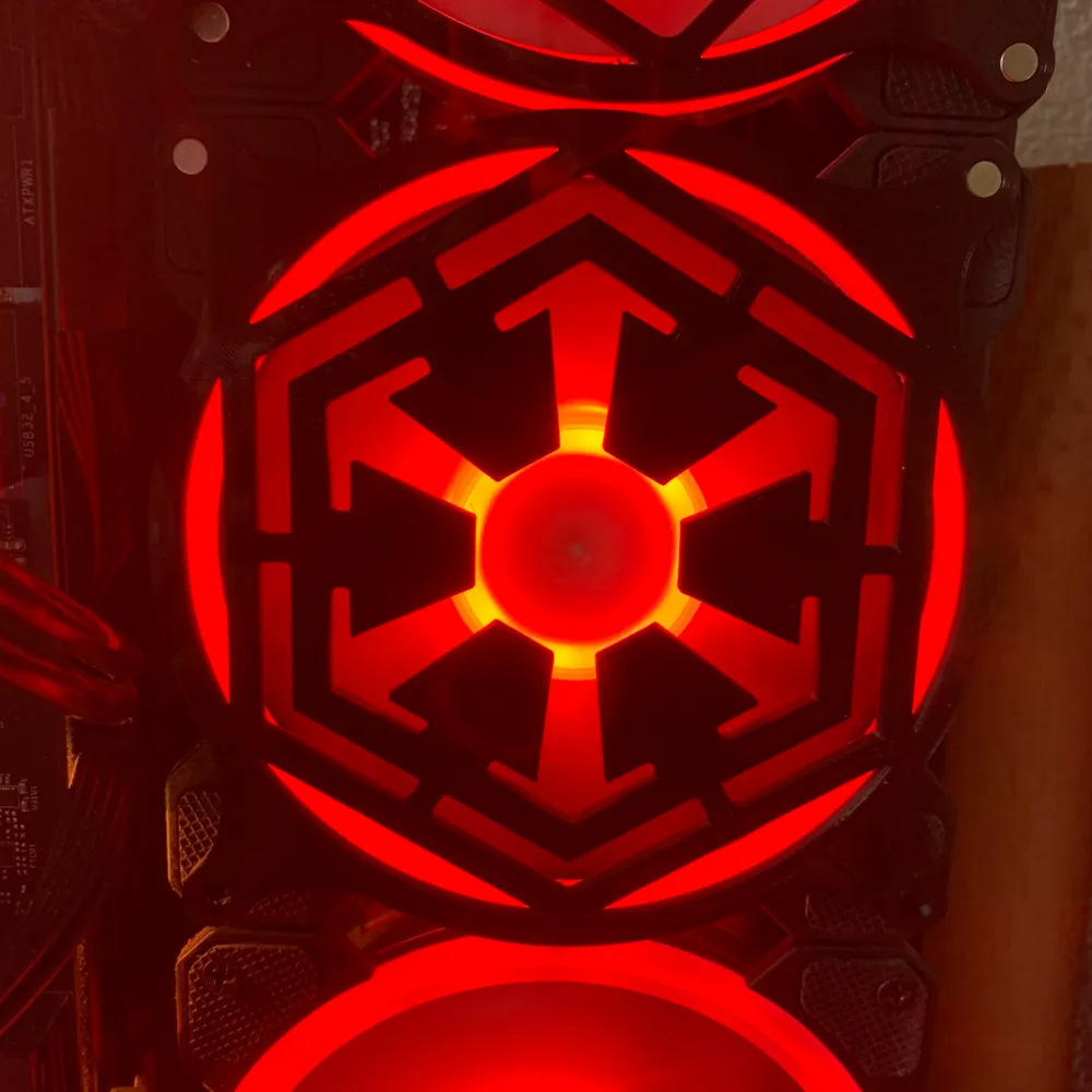 Sith Empire - Star Wars Fan Cover for 120mm fans by OnlyCrafts3D ...