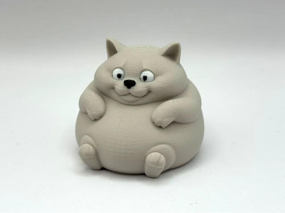 Sitting Chonky Cat by Stigern MakerWorld: Download Free 3D Models