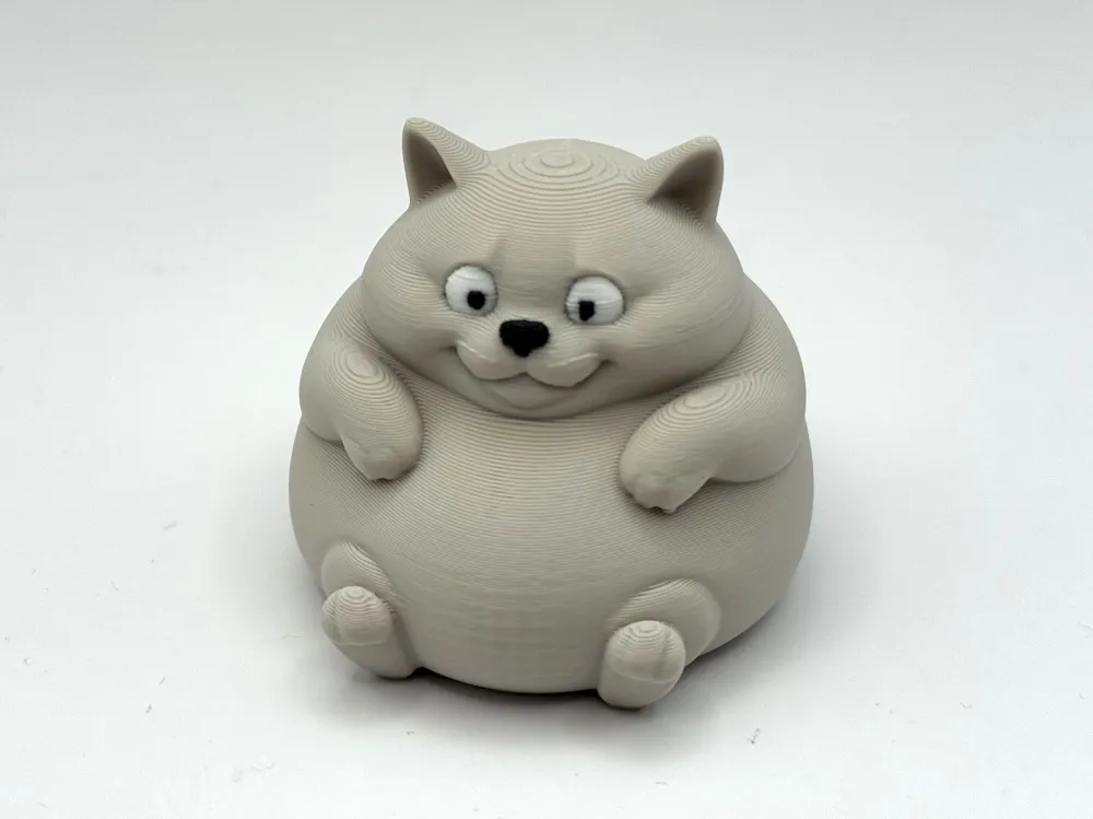 Sitting Chonky Cat by Stigern MakerWorld: Download Free 3D Models