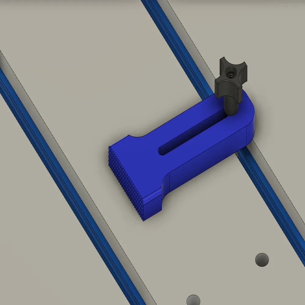 CNC track edge clamp by sprior - MakerWorld