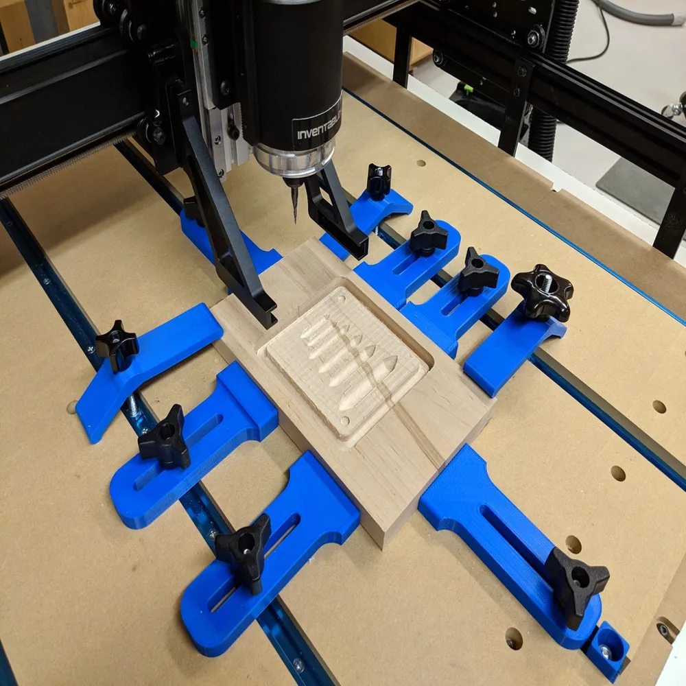 CNC track edge clamp by sprior - MakerWorld