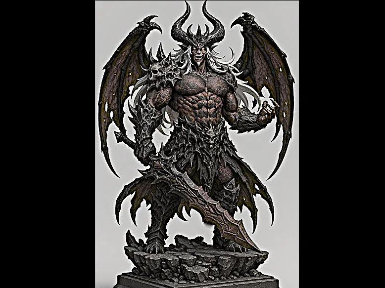 D&D Demon King by Crossel MakerWorld: Download Free 3D Models