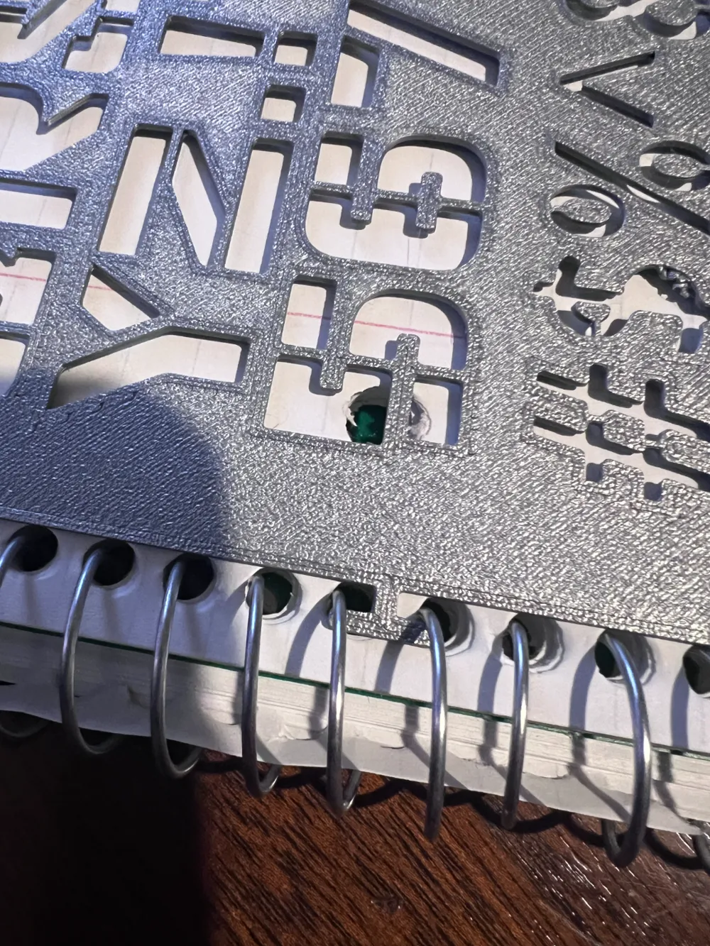 Spiral Notepad Stencil by CraftMatrix - MakerWorld