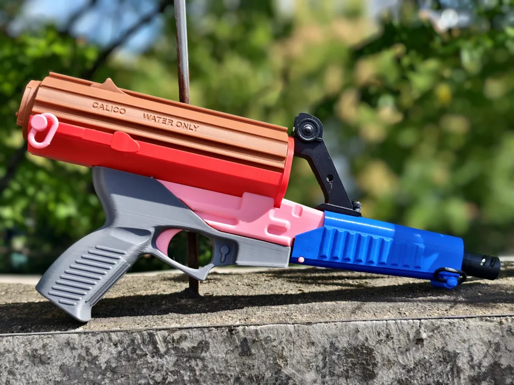 Calico M-950 Pistol Water Gun Toy（Kit 02） by 补补觉去 MakerWorld: Download ...