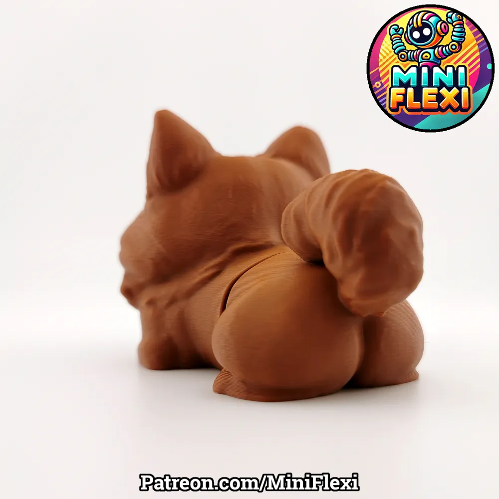 Mini Flexi Pomeranian - No Support Articulated by Mini Flexi MakerWorld: Download Free 3D Models