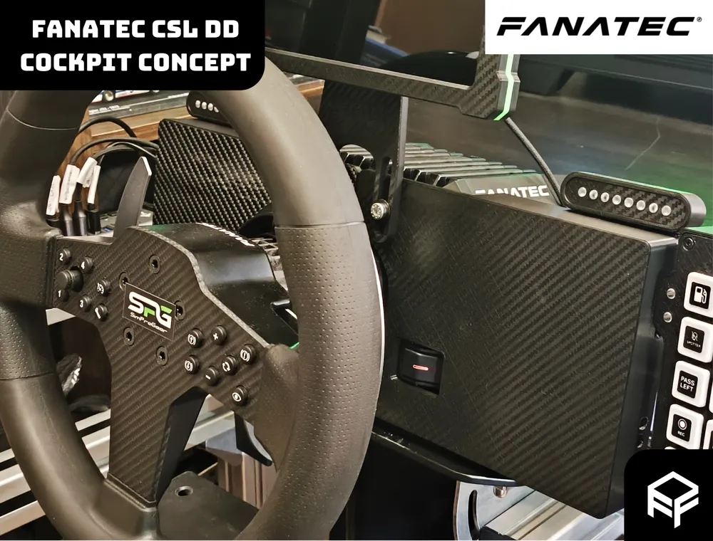 CSL DD Base cockpit concept (Fanatec base) by FF3D.Makes MakerWorld ...