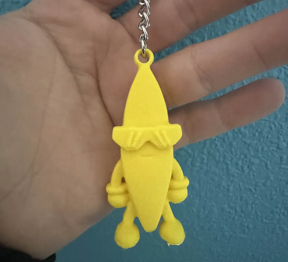 Cool banana keychain by uli3D MakerWorld: Download Free 3D Models