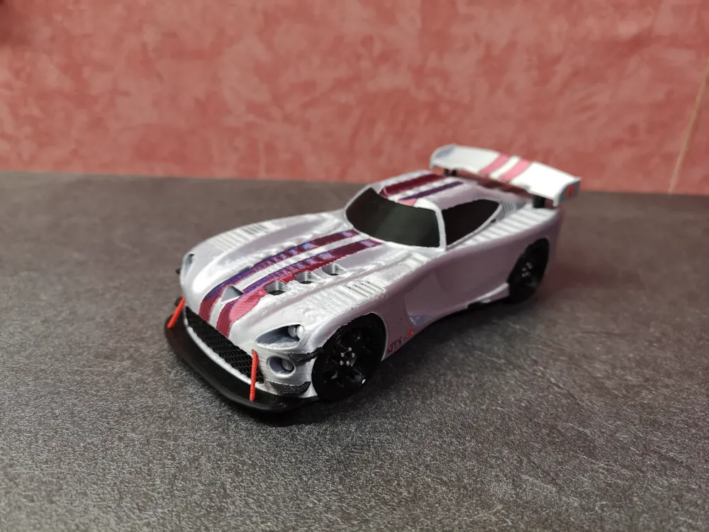 Dodge Viper GTS-R 2017 ACR edition - Free 3D Print Model - MakerWorld