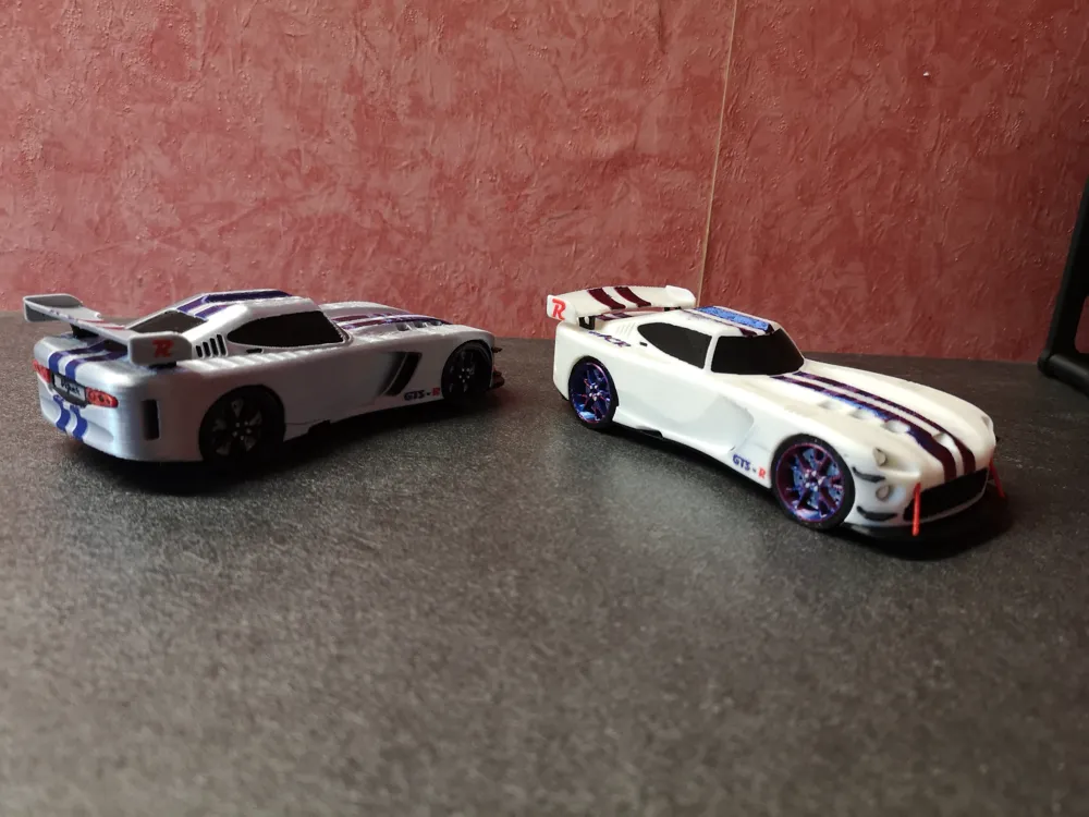 Dodge Viper GTS-R 2017 ACR edition - Free 3D Print Model - MakerWorld