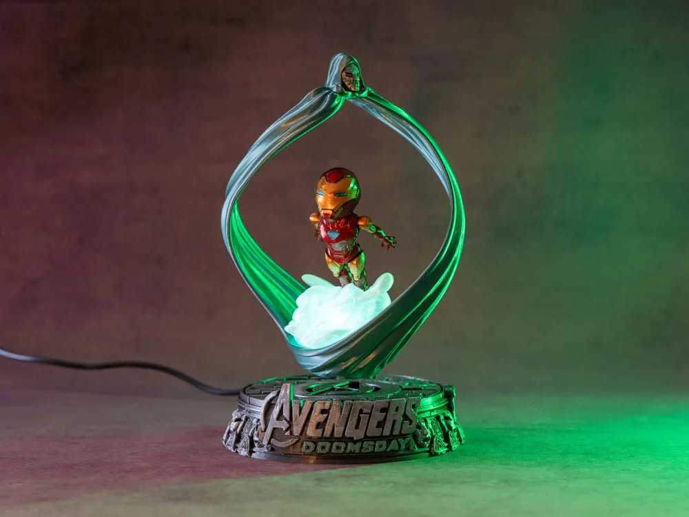 Mini Ironman x Dr. Doom Stand (Maglev) - Marvel by sarwtin MakerWorld ...