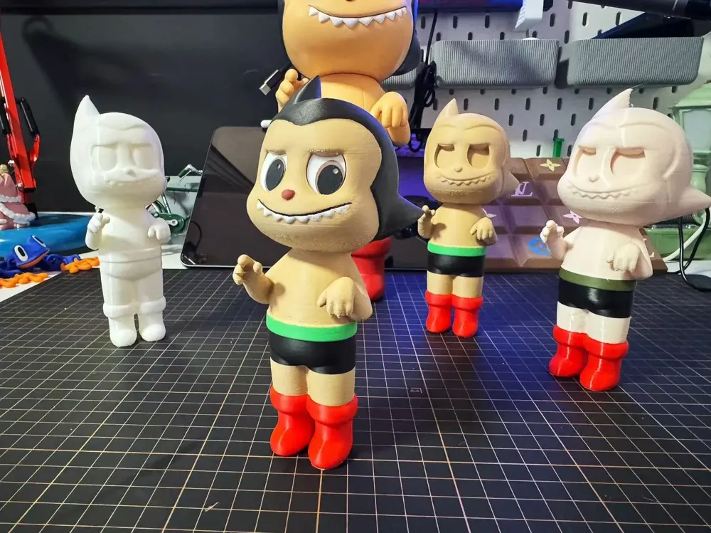 Astro Boy Labubu by Sharon Ji MakerWorld: Download Free 3D Models