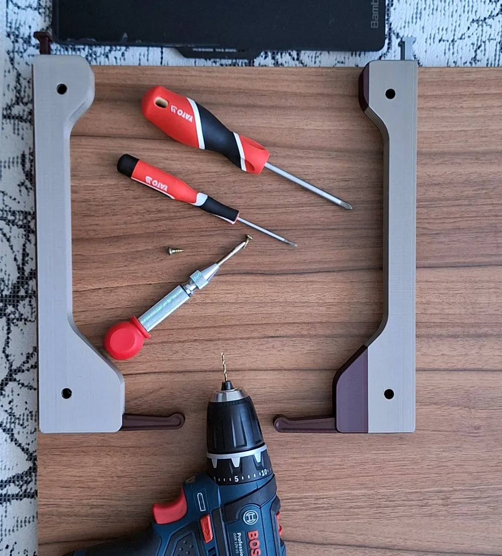 Bambu A1 Mini Build Plate holder with eject button - Free 3D Print ...