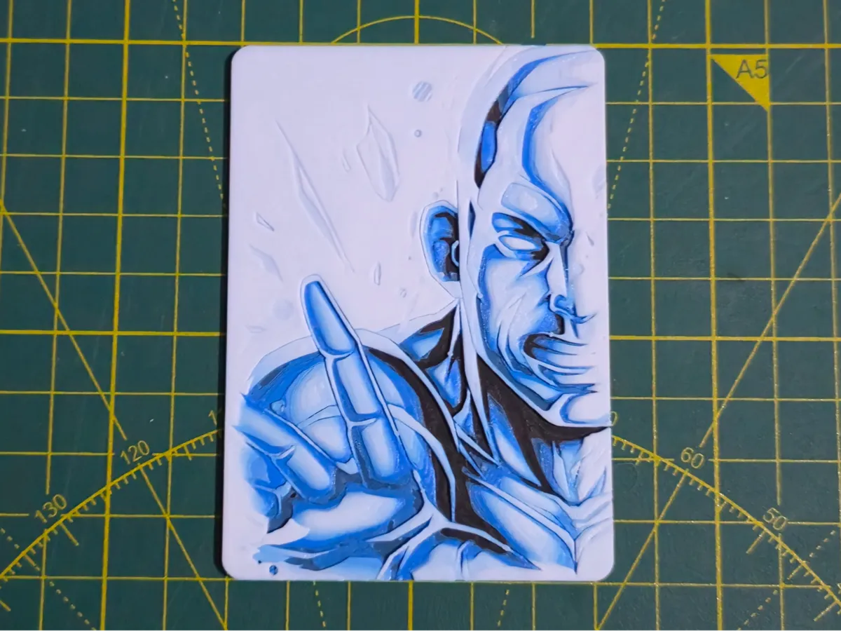 MTG Commander DeckBox Silver Surfer Inlay HueForge - Free 3D Print ...
