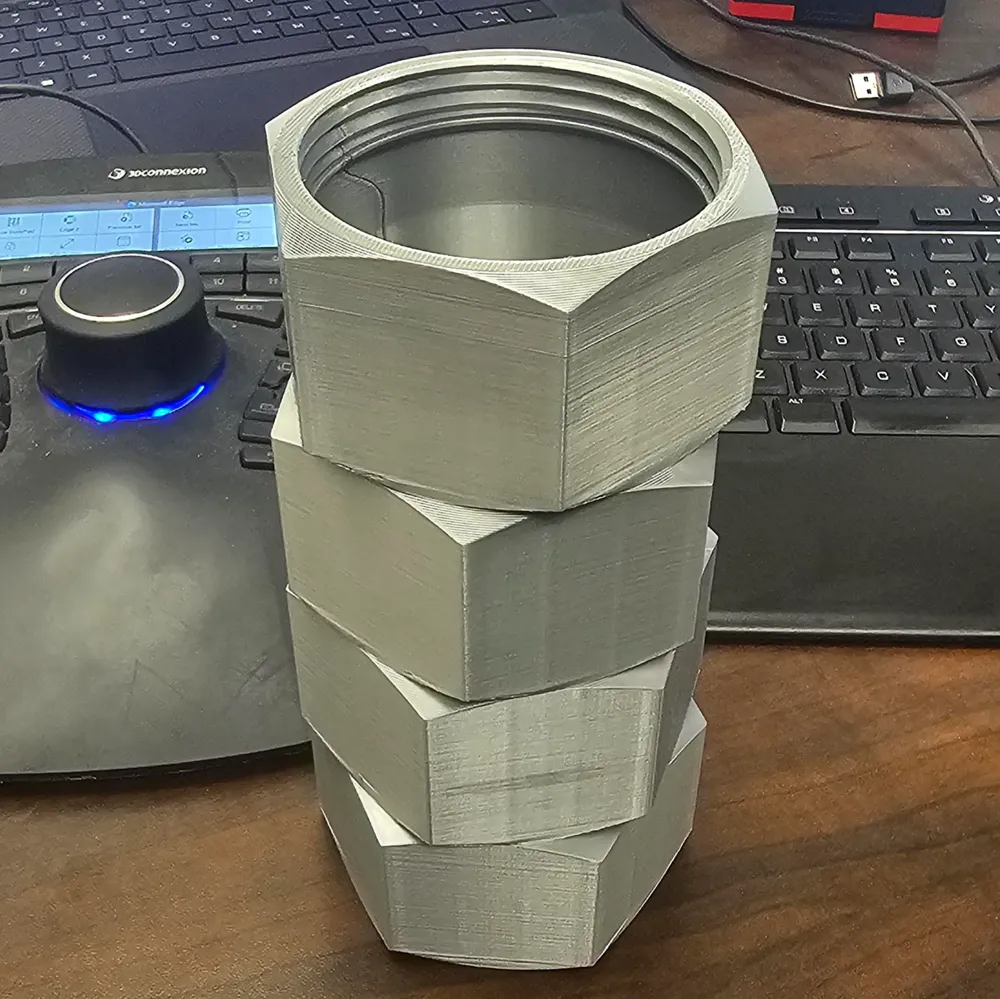 Stack'o'Nuts Container by hdticket2 - MakerWorld