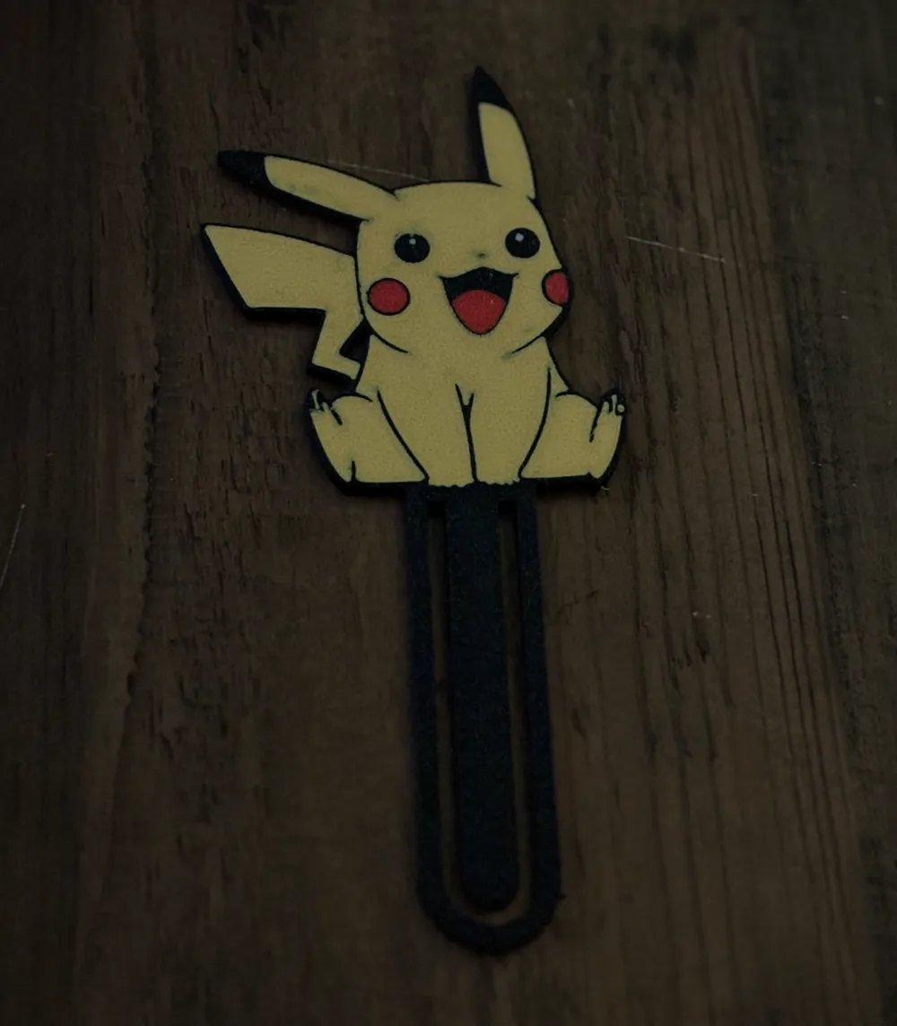 Pikachu Bookmark by J3D DesignMakerWorld: Download Free 3D Models