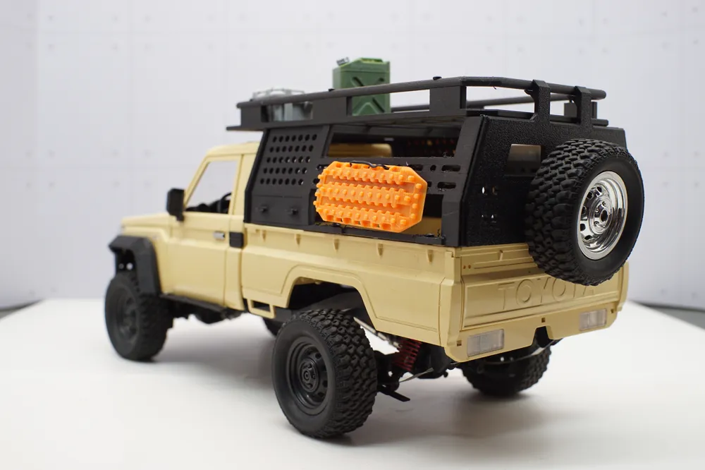 MN82 Rear Bed Cover (with spare tire bracket) - Free 3D Print Model ...