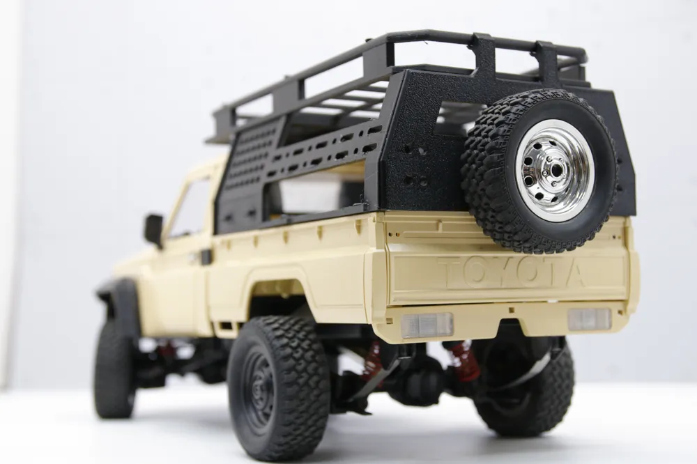 MN82 Rear Bed Cover (with spare tire bracket) - Free 3D Print Model ...