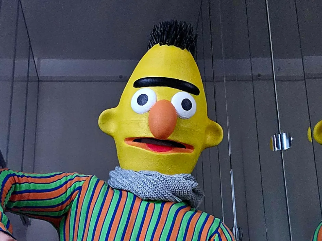 Bert Tall Yellow Cosplay Helmet 3D Print - Free 3D Print Model - MakerWorld
